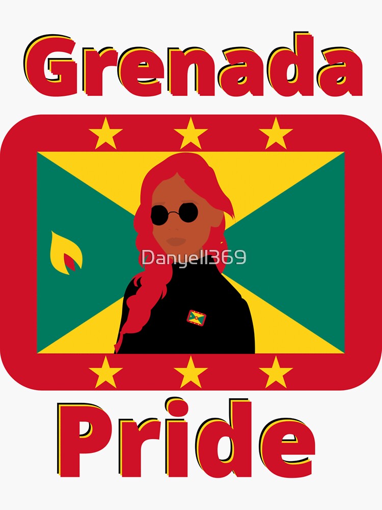 "Grenada Pride" Sticker for Sale by Danyell369 | Redbubble