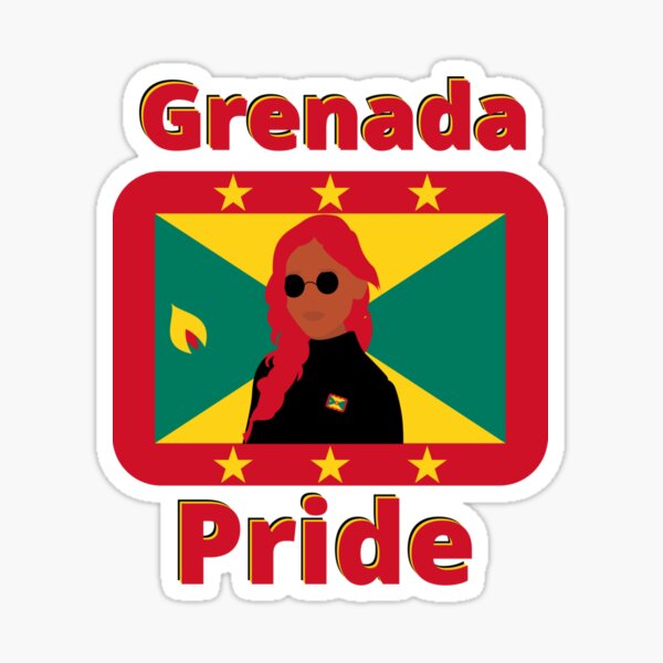"Grenada Pride" Sticker for Sale by Danyell369 | Redbubble