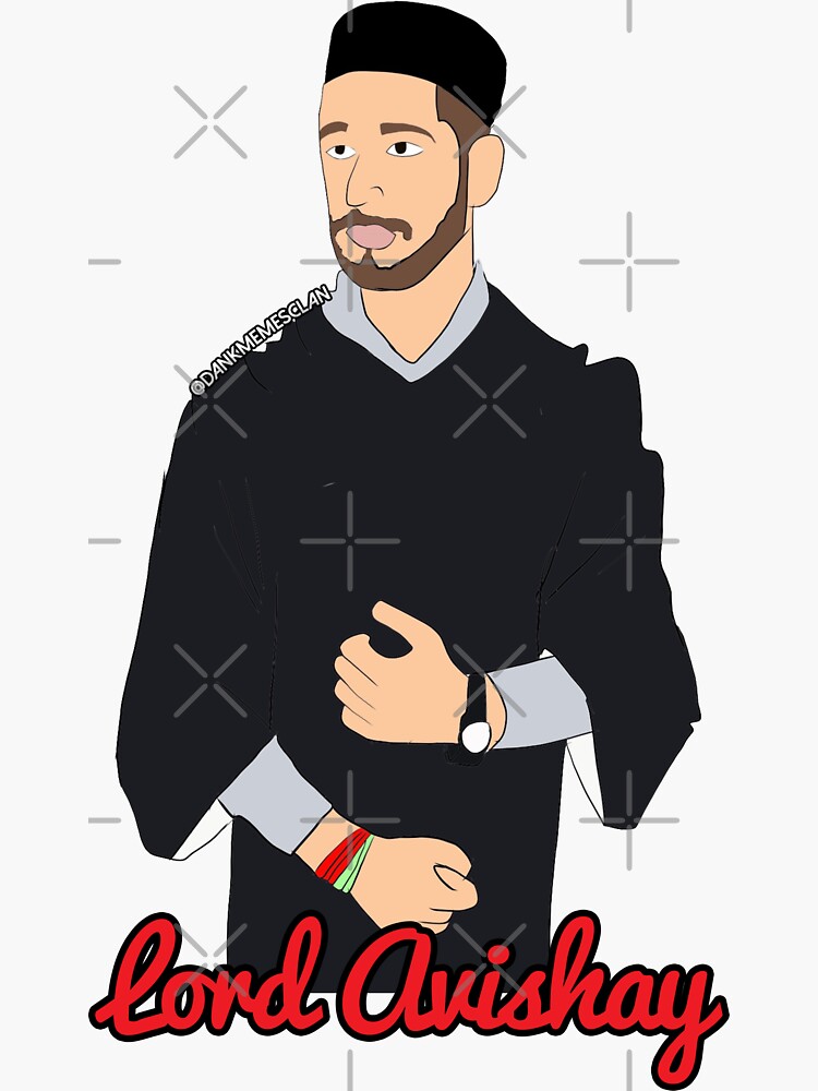 "Lord Avishay" Sticker for Sale by dankmemesclan | Redbubble