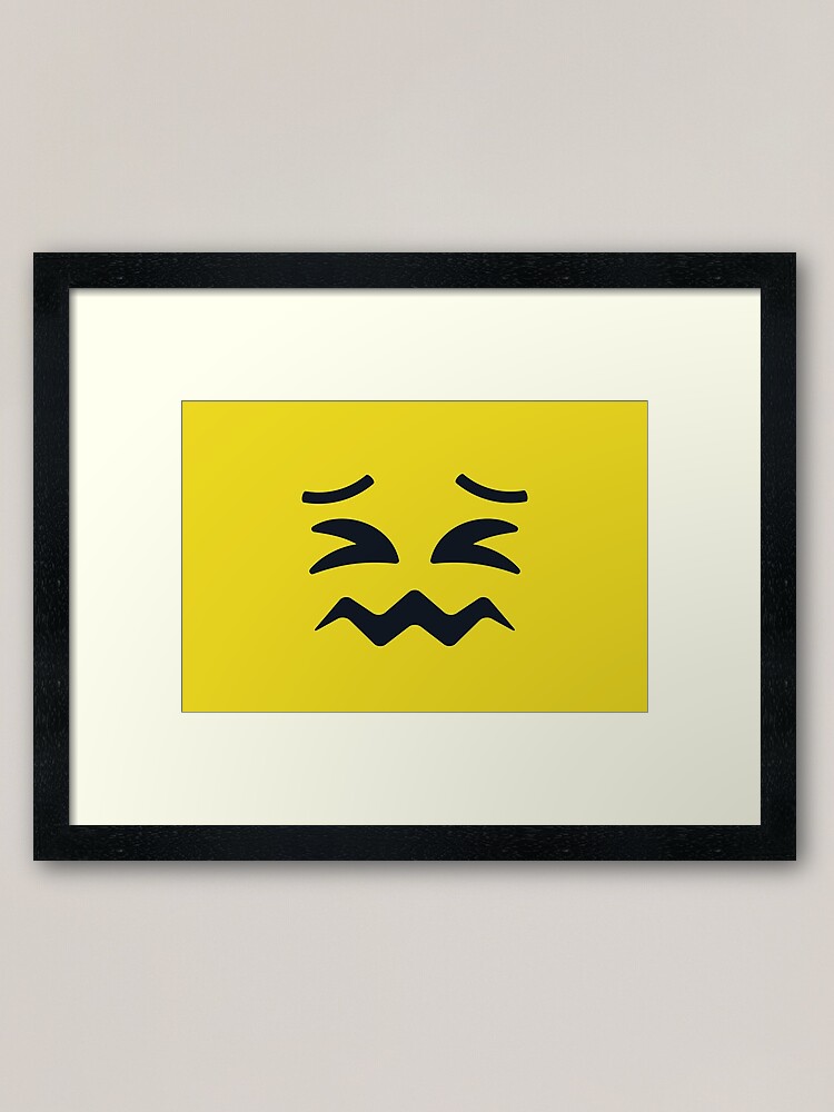 "Confounded Face Smiley, Quivering Mouth, Scrunched, Emoticon, Cute and ...