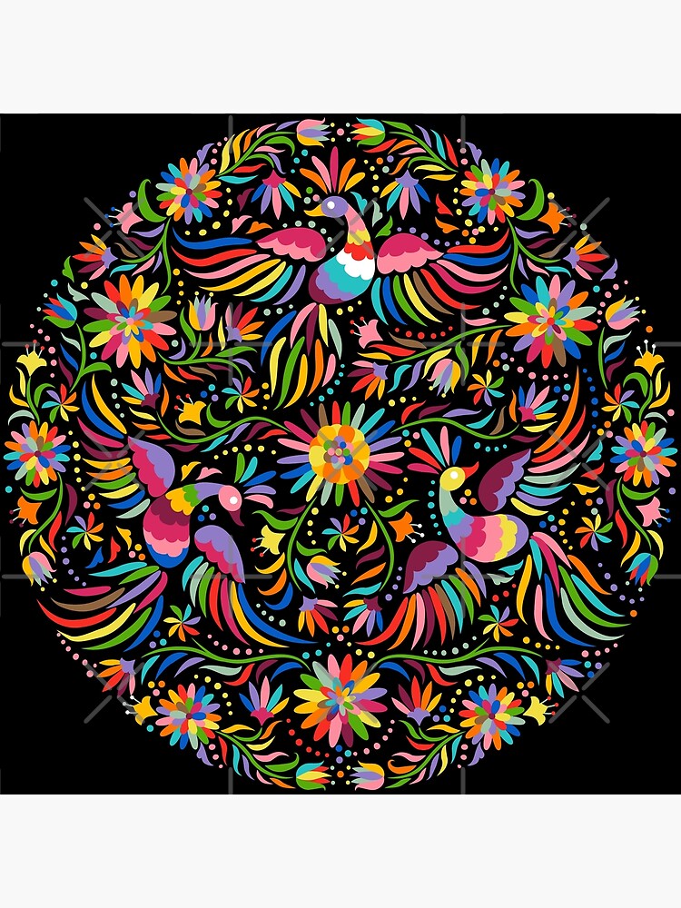"Mexican black pattern" Art Print for Sale by kavalenkava | Redbubble