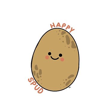 "Happy Spud" Sticker for Sale by radicallyloved | Redbubble