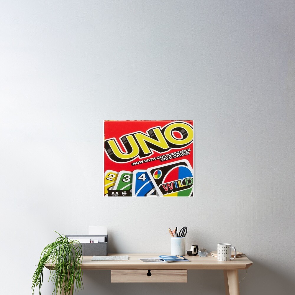 "UNO" Poster for Sale by Radrollins | Redbubble