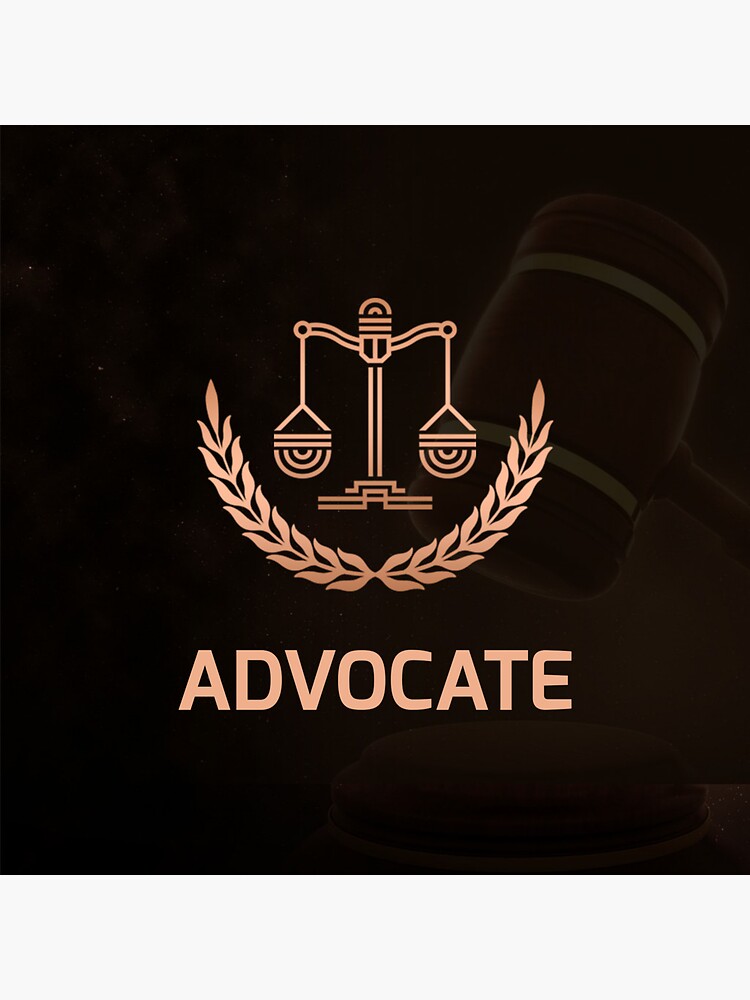 "Good design for advocate" Sticker for Sale by Dhiraj0415 | Redbubble