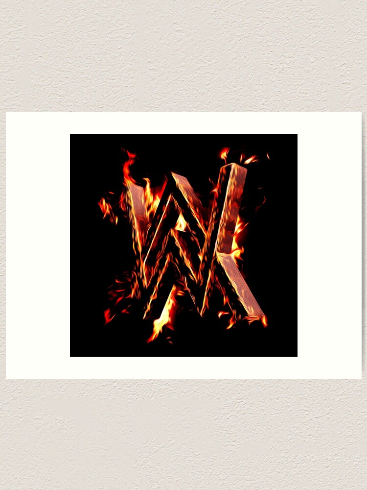 "Alan walker fire logo" Art Print for Sale by scotthollanda | Redbubble