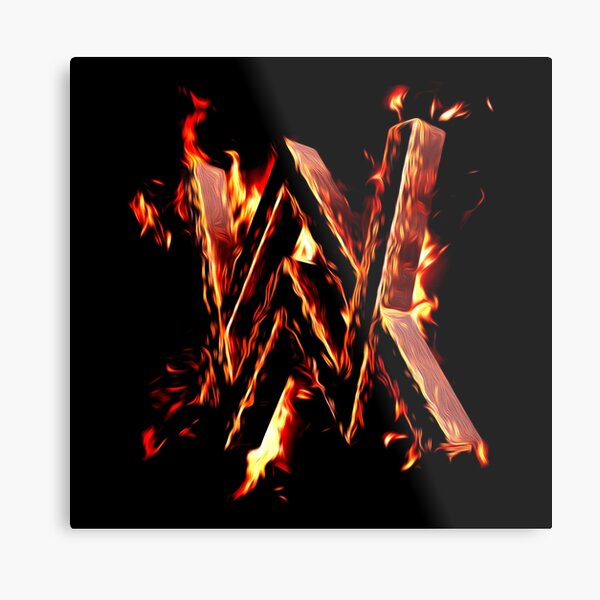"Alan walker fire logo" Metal Print for Sale by scotthollanda | Redbubble