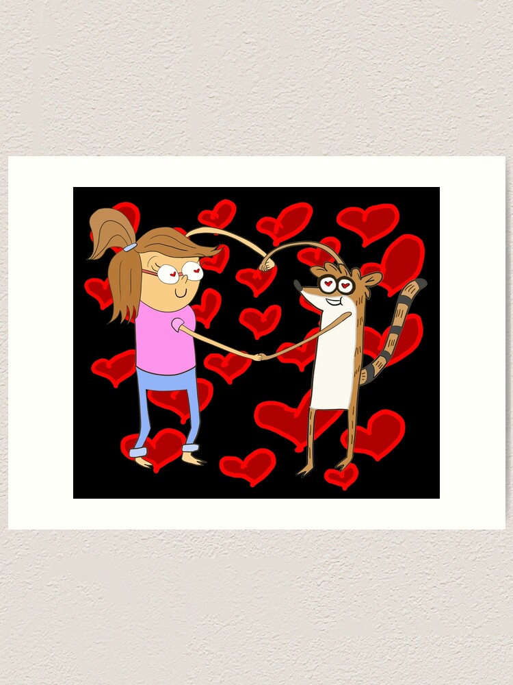 "Rigby and Eileen Regular Show/Valentines Day" Art Print by ...