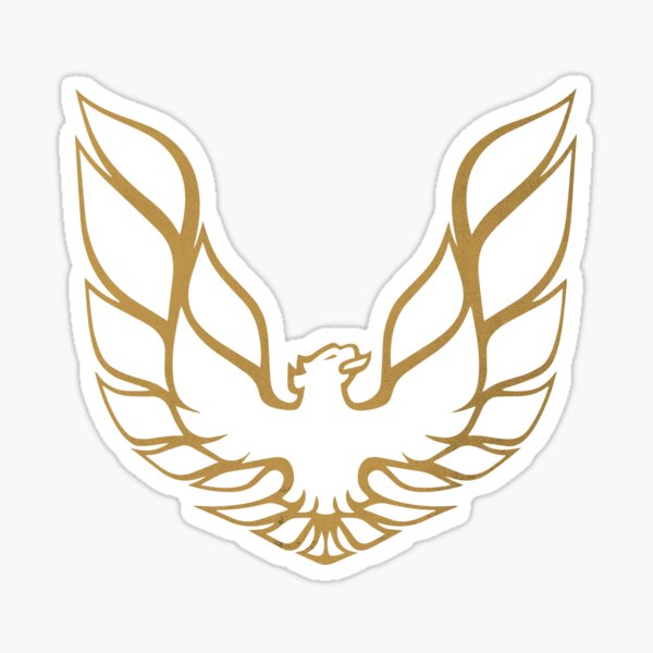 "Classic Trans Am Logo Gold" Sticker by JacobSoma | Redbubble