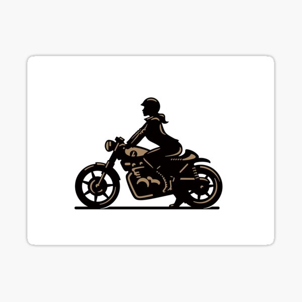 "Girl´s Racer" Sticker by Bimba29 | Redbubble