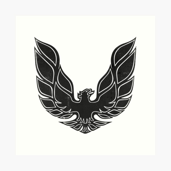 "Classic Trans Am Logo Black" Art Print by JacobSoma | Redbubble