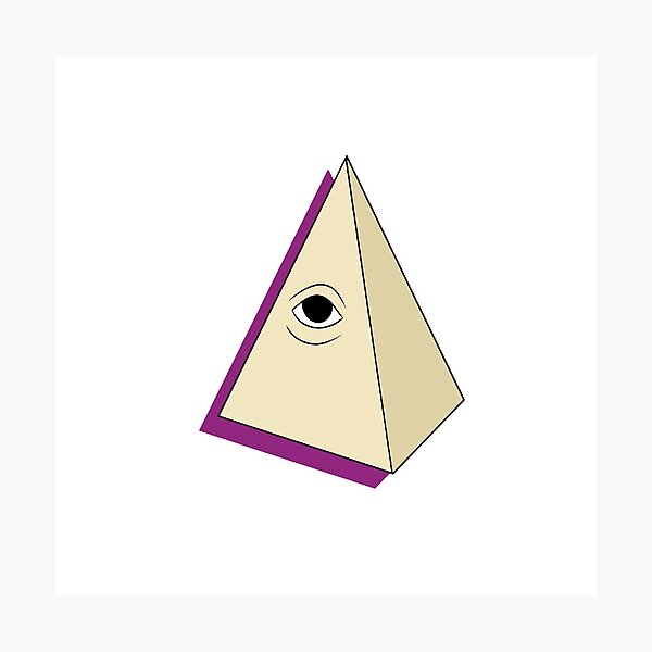 "Creepy Triangular Figure" Photographic Print by MarcMarz | Redbubble