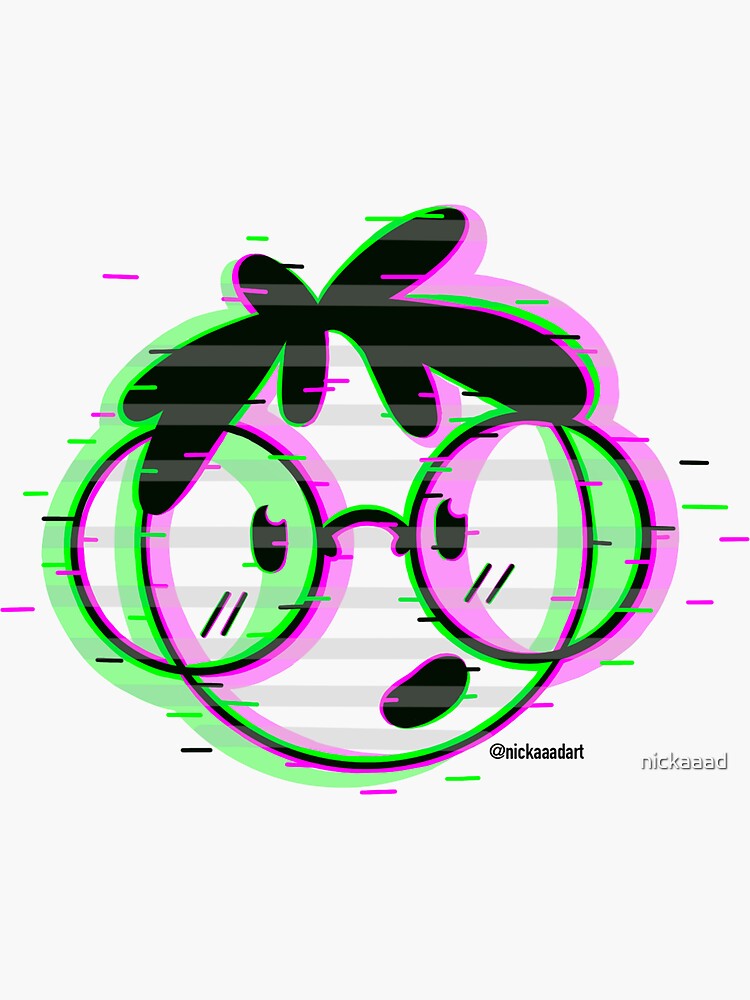 "Glitch Turtle" Sticker for Sale by nickaaad | Redbubble