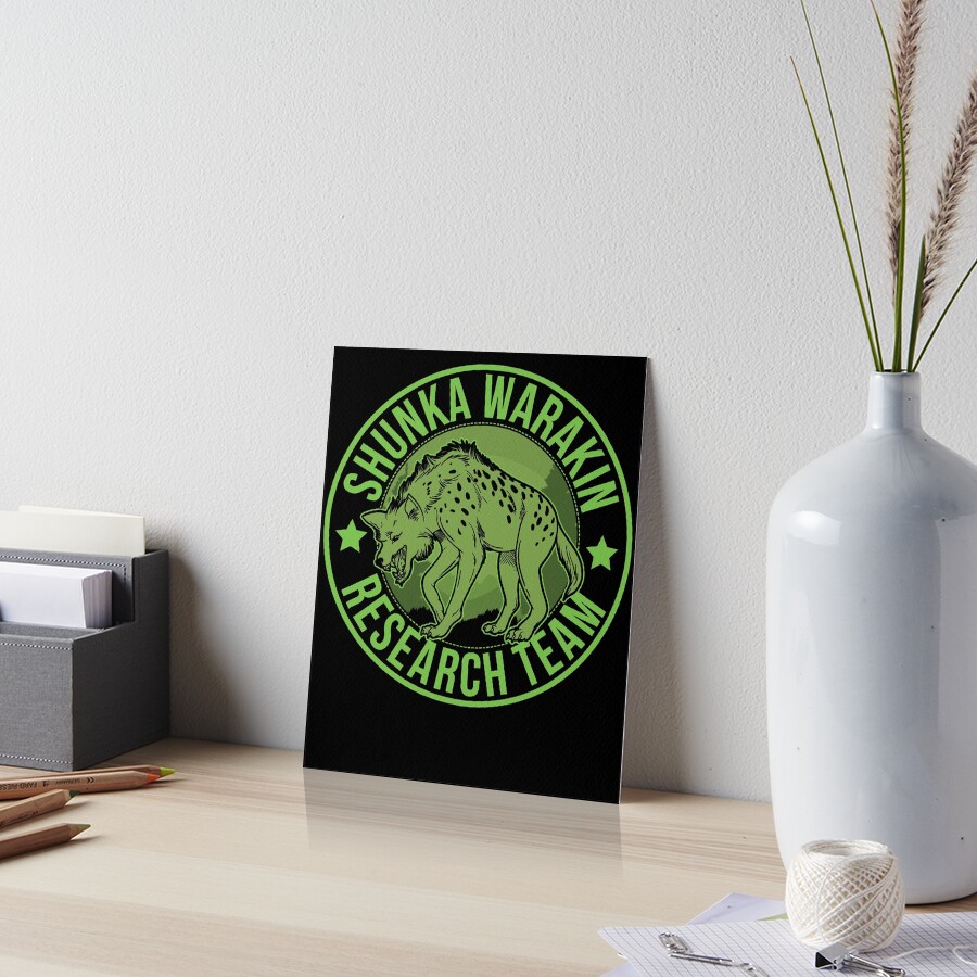 "Shunka Warakin Undefeated Hide & Seek Champion Cryptid" Art Board ...