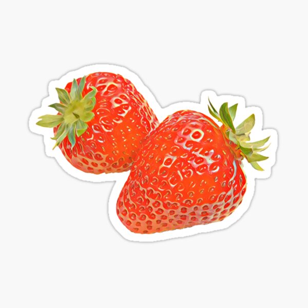 "Strawberries" Sticker for Sale by prself | Redbubble