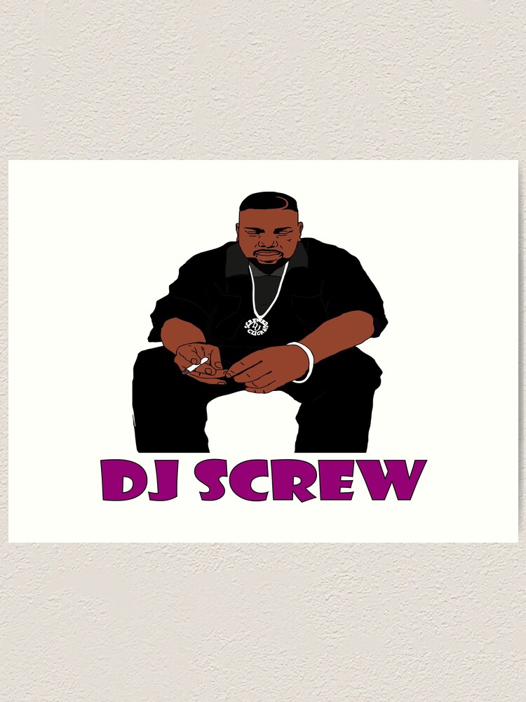 "dj screw" Art Print for Sale by amine1998 | Redbubble