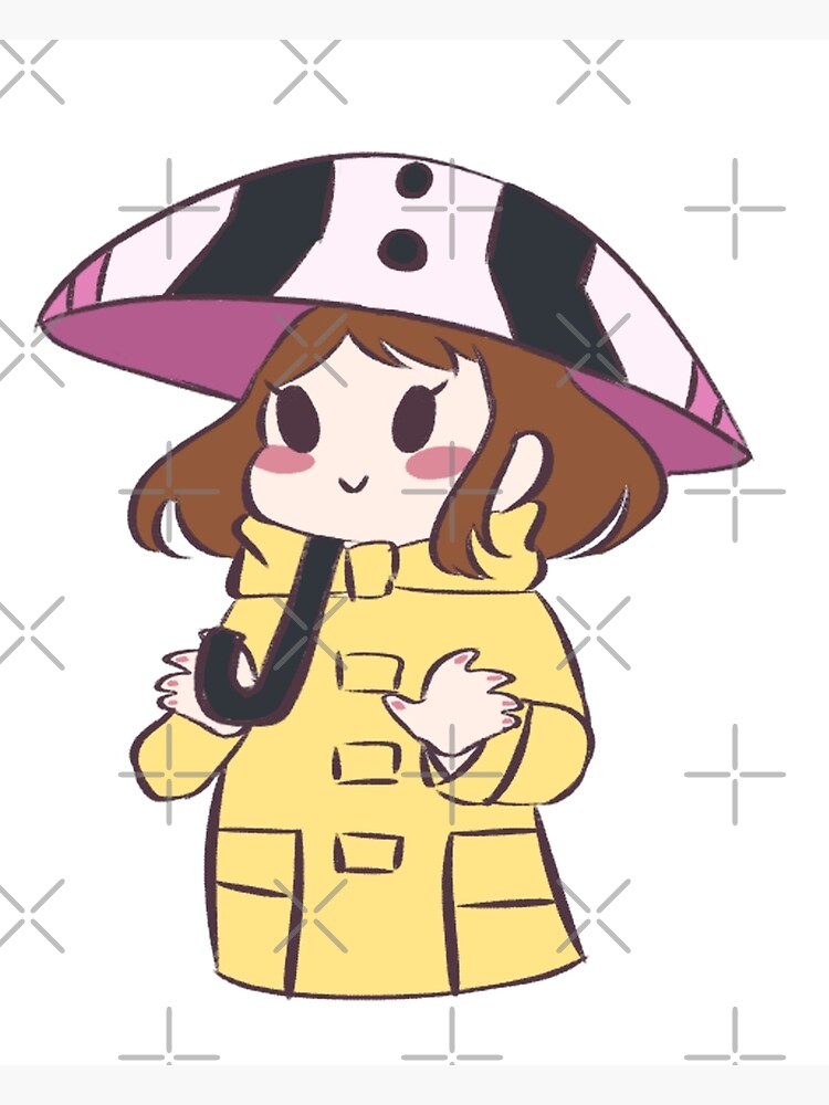 "Uraraka Ochako Umbrella Chibi" Art Print for Sale by saitoayumudp ...