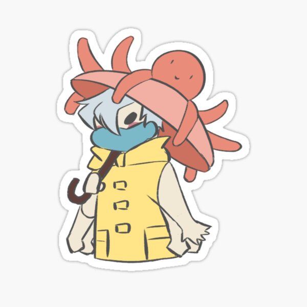 "Shoji Mezo Umbrella Chibi" Sticker by saitoayumudp | Redbubble