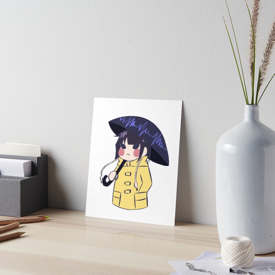 "Jiro Kyoka Umbrella Chibi" Art Board Print by saitoayumudp | Redbubble