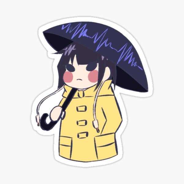 "Jiro Kyoka Umbrella Chibi" Sticker for Sale by saitoayumudp | Redbubble