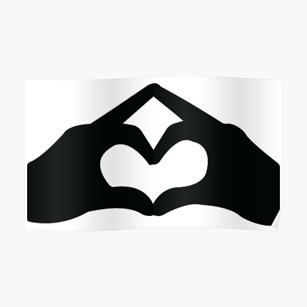 "phi sigma hand sign " Poster by chakapie | Redbubble