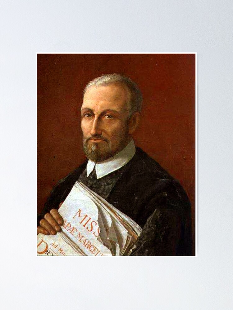 "Giovanni Pierluigi da Palestrina" Poster for Sale by koo17leon | Redbubble