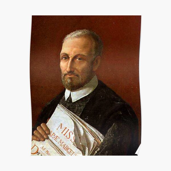 "Giovanni Pierluigi da Palestrina" Poster for Sale by koo17leon | Redbubble