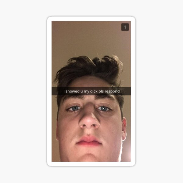 "danny gonzalez i showed u my pp pls respond" Sticker for Sale by ...