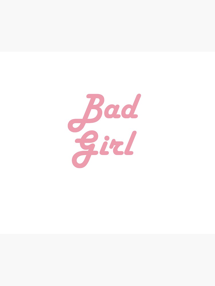 "Pink Aesthetic Bad Girl" Sticker by Divalogic | Redbubble
