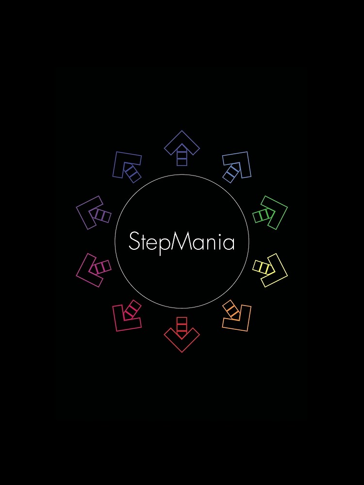 "Stepmania (DDR - ITG) ♪ ♥" T-shirt for Sale by brunolugea | Redbubble ...
