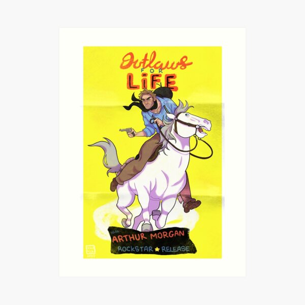 "Outlaws For Life" Art Print for Sale by aph-bagel | Redbubble
