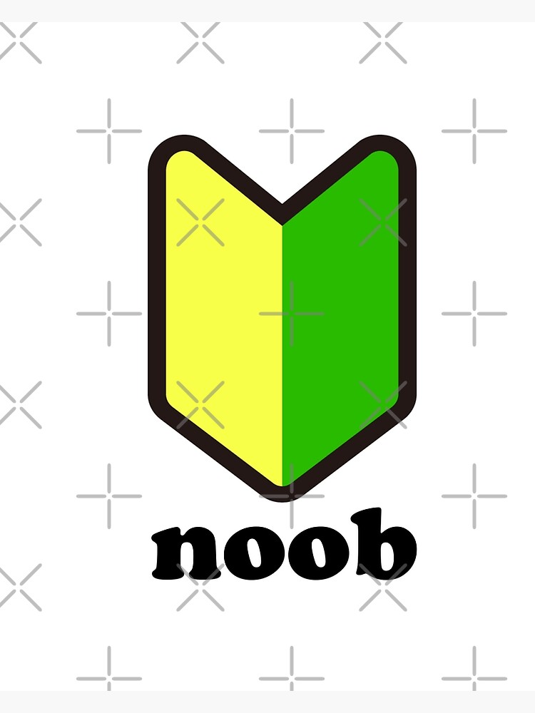 "shoshinsha Japanese wakaba mark for new drivers" Art Print for Sale by ...