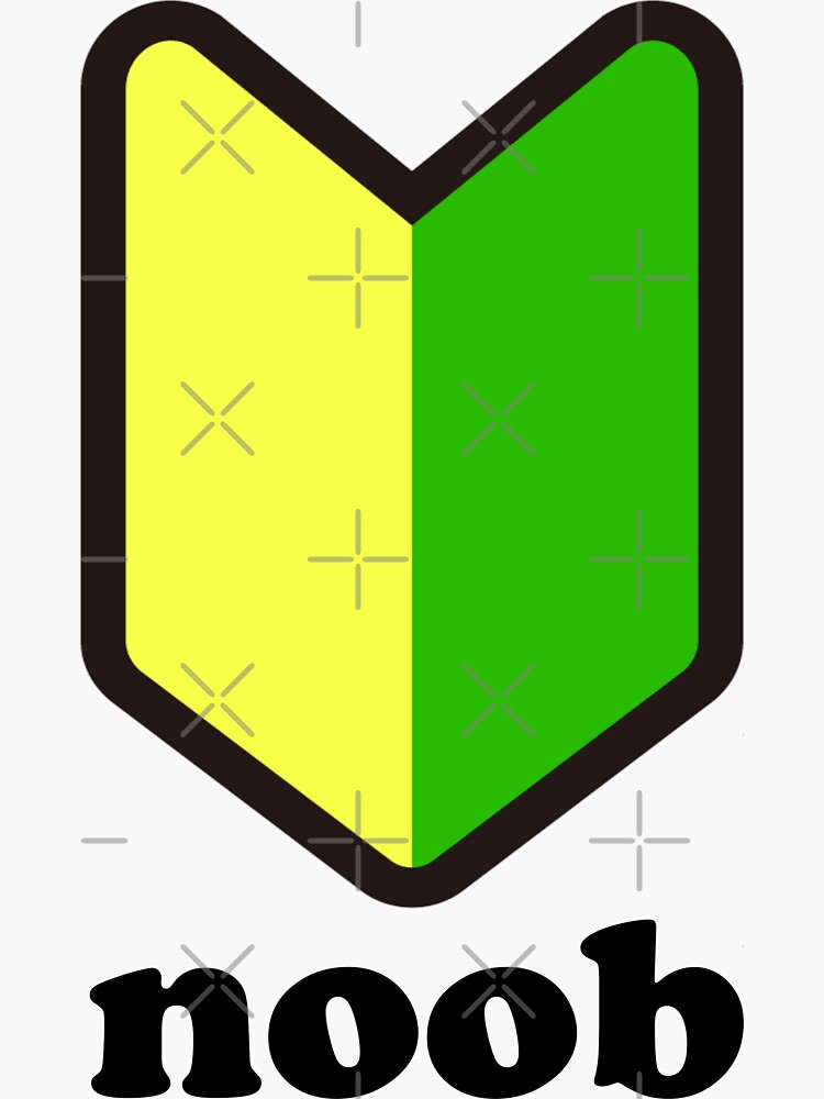 "shoshinsha Japanese wakaba mark for new drivers" Sticker by t-da ...
