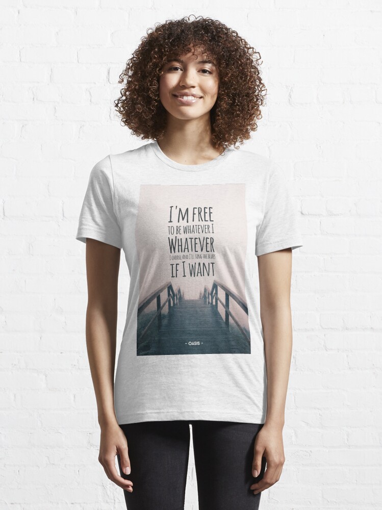 "Oasis - Whatever" T-shirt for Sale by colodesign | Redbubble | oasis t ...