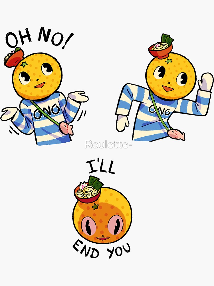 "Ono Michio!" Sticker for Sale by Roulette- | Redbubble