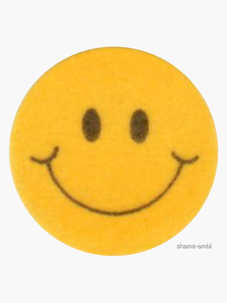 "Vintage smiley face sticker" Sticker by shams-ambi | Redbubble