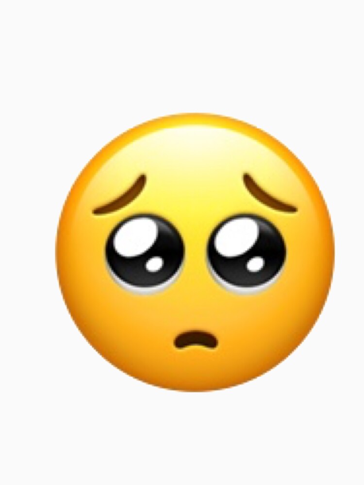 "pleading big eyes emoji" T-shirt for Sale by jodieegrace | Redbubble ...