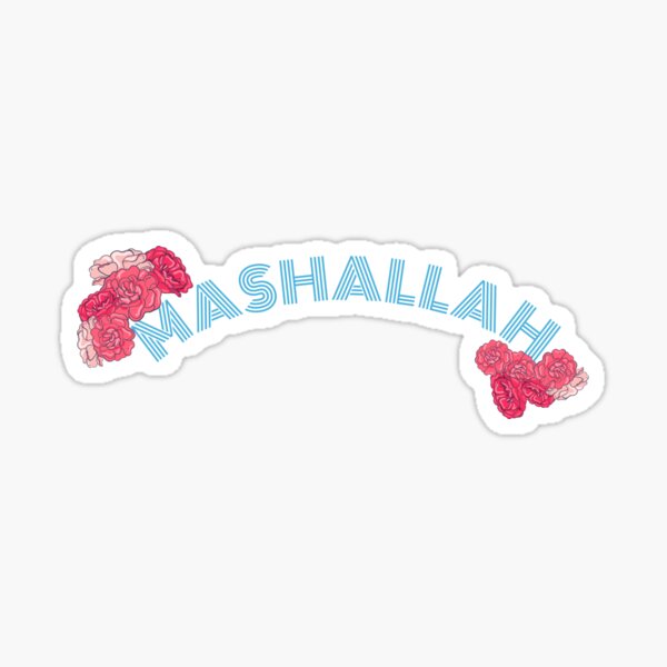 Sticker: Mashallah | Redbubble