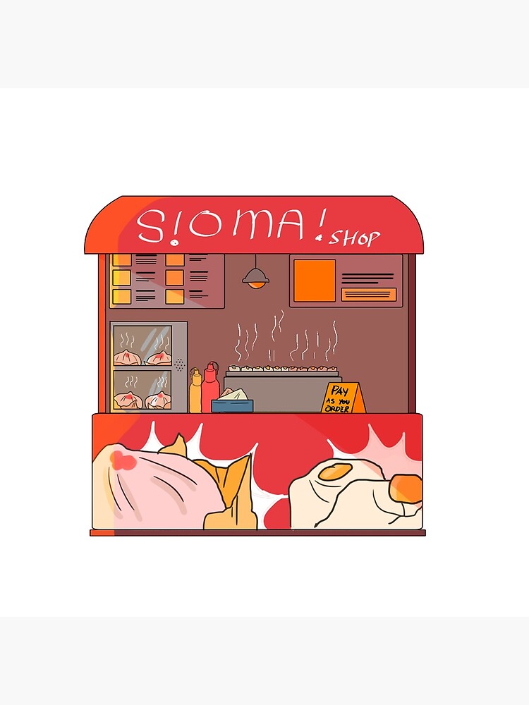 "Filipino Food Stalls - Siomai Haus" Art Print by kikokayk | Redbubble
