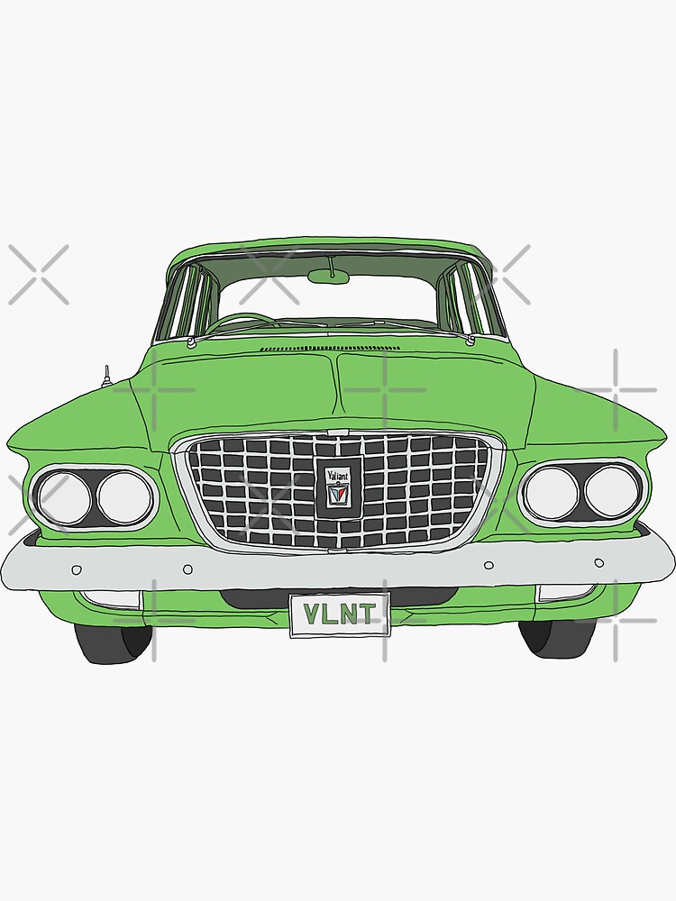 "Chrysler Valiant R Series 1962 Light Green" Sticker for Sale by shtem ...