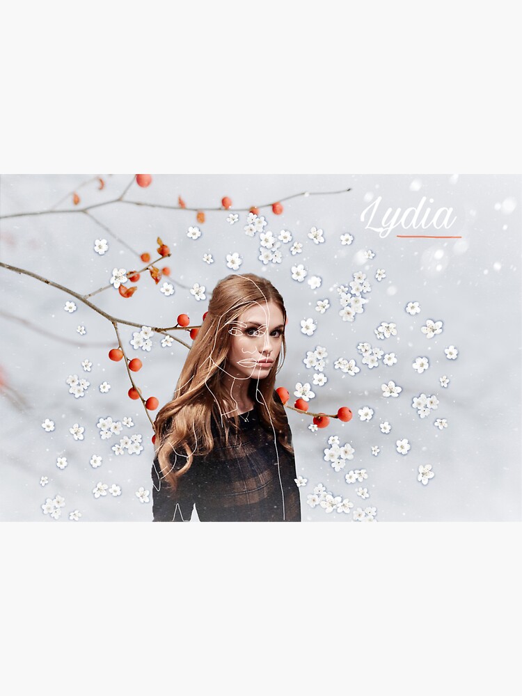 "Lydia experiences winter" Sticker for Sale by Team-free-will- | Redbubble