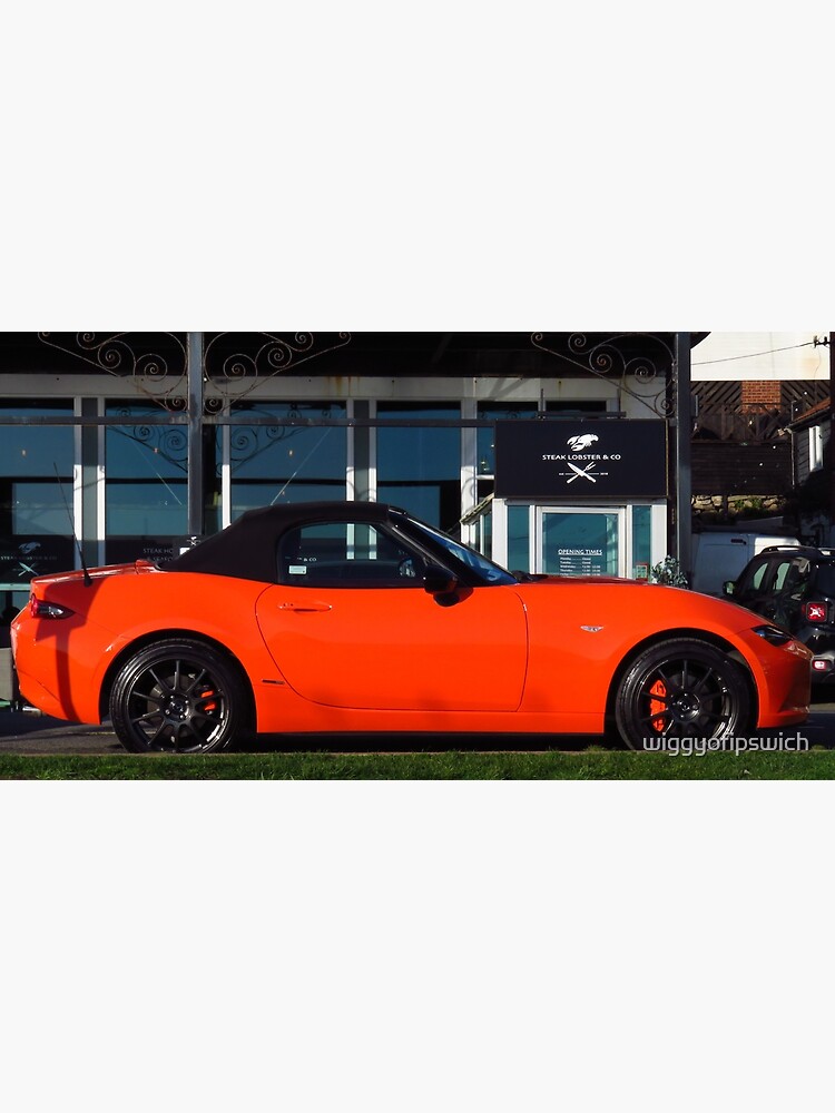 "Bright Orange Car" Poster by wiggyofipswich | Redbubble