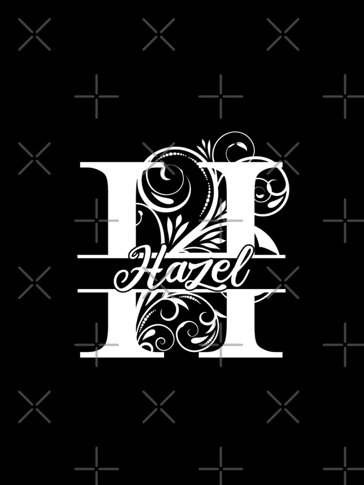 "Personalized Name Monogram H - Hazel - Letter H - White" iPhone Case ...