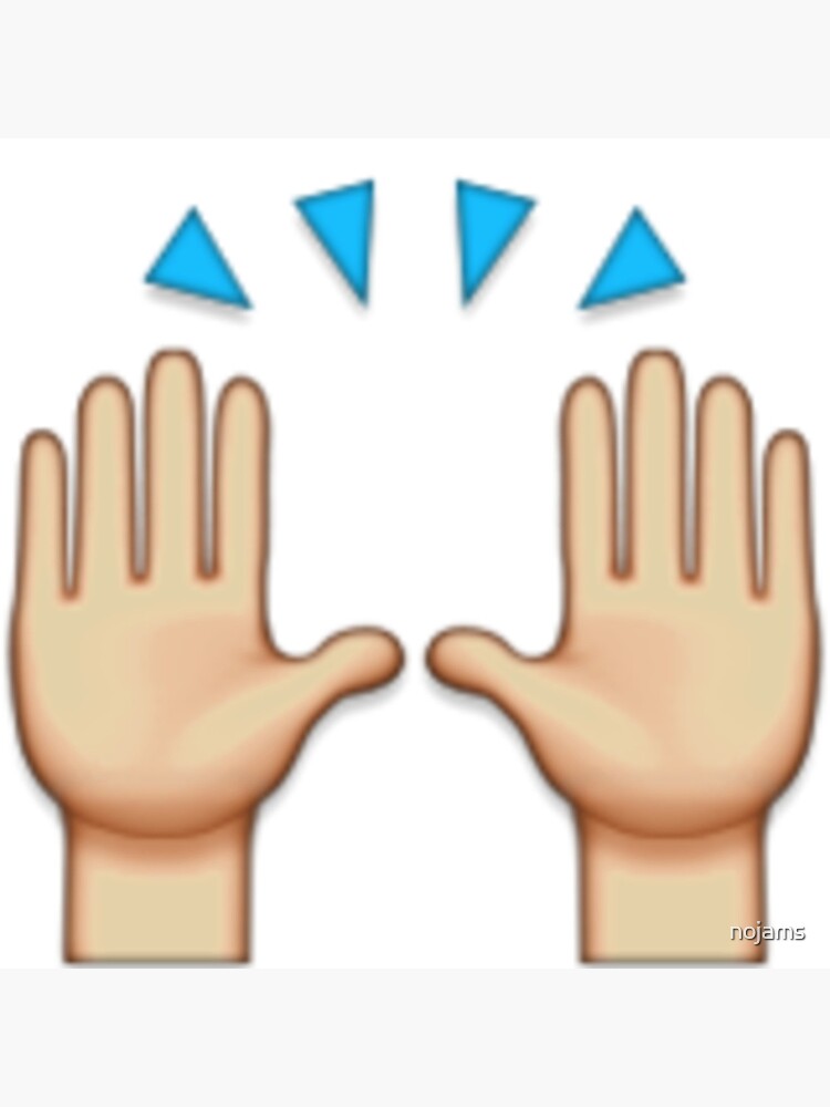 "Praise Emoji" Poster by nojams | Redbubble