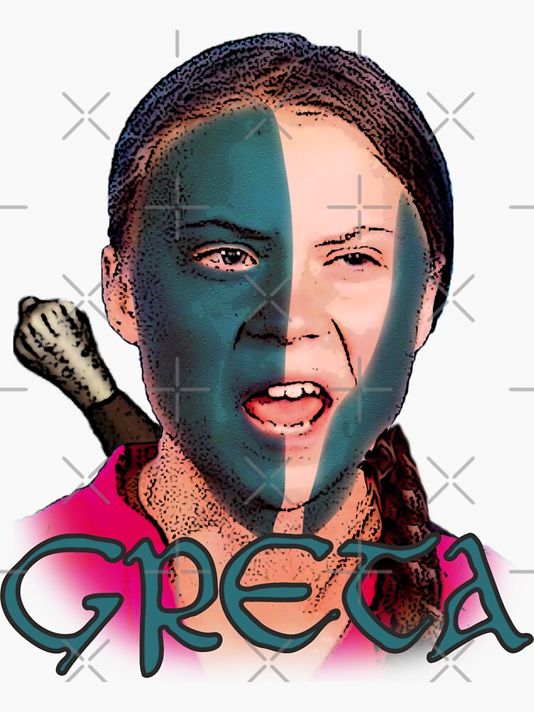 "Greta Thunberg" Sticker for Sale by mimamanui | Redbubble