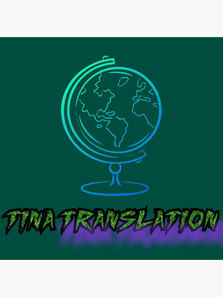 "Translation logo" Sticker for Sale by Chilli2020 | Redbubble
