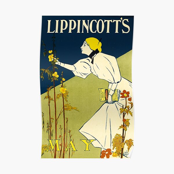 "LIPPINCOTT'S MAY American Magazine Cover Art by William Carqueville ...
