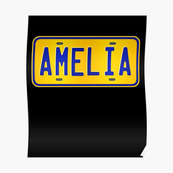 Amelia Name Posters | Redbubble