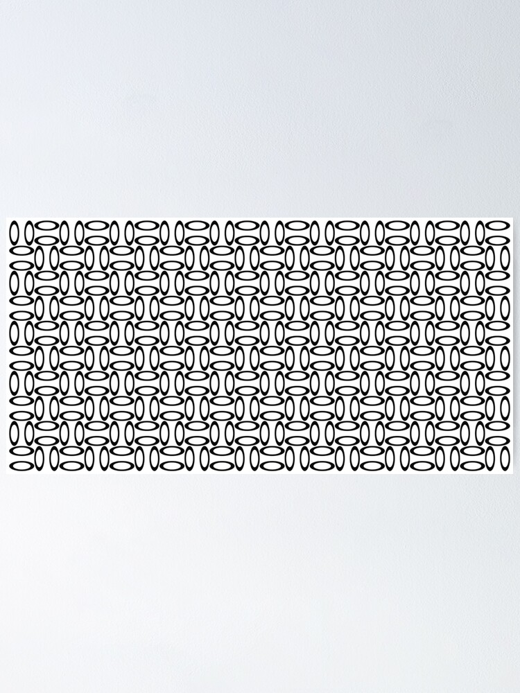 "Oval Mesh" Poster by Ddesignstore | Redbubble