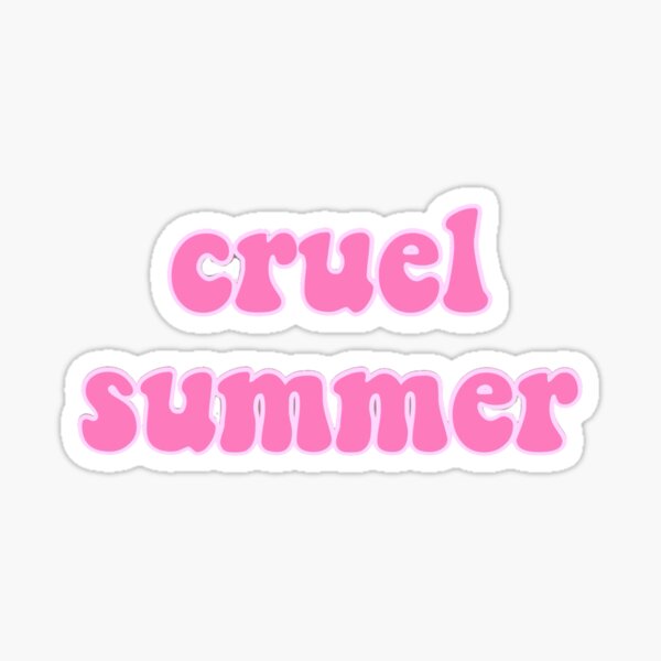 "Cruel Summer Sticker - Taylor Swift" Sticker for Sale by HWinchester ...