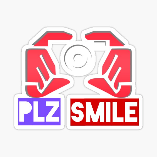 "Plz Smile for pic" Sticker for Sale by sameer786 | Redbubble